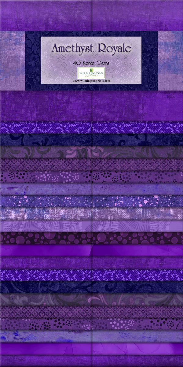 Amethyst Royal 2 1/2" strips – Alamosa Quilt Company