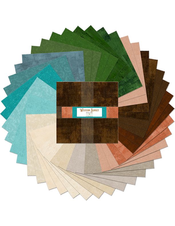 Western Sunset 10" SQ – Alamosa Quilt Company