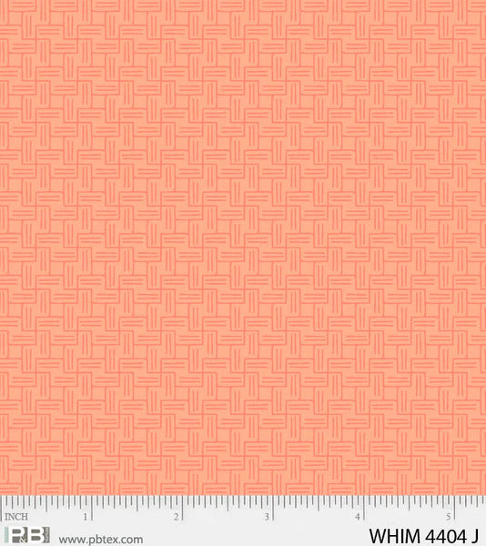 Whimsy Chart A Course Coral – Alamosa Quilt Company