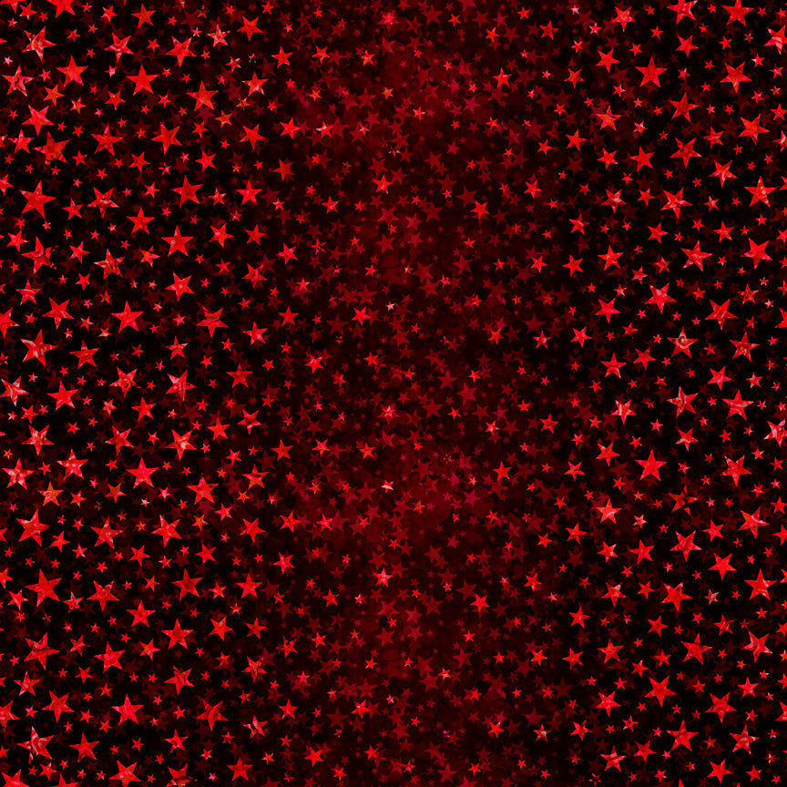 Indivisible Ombre Stars Red – Alamosa Quilt Company